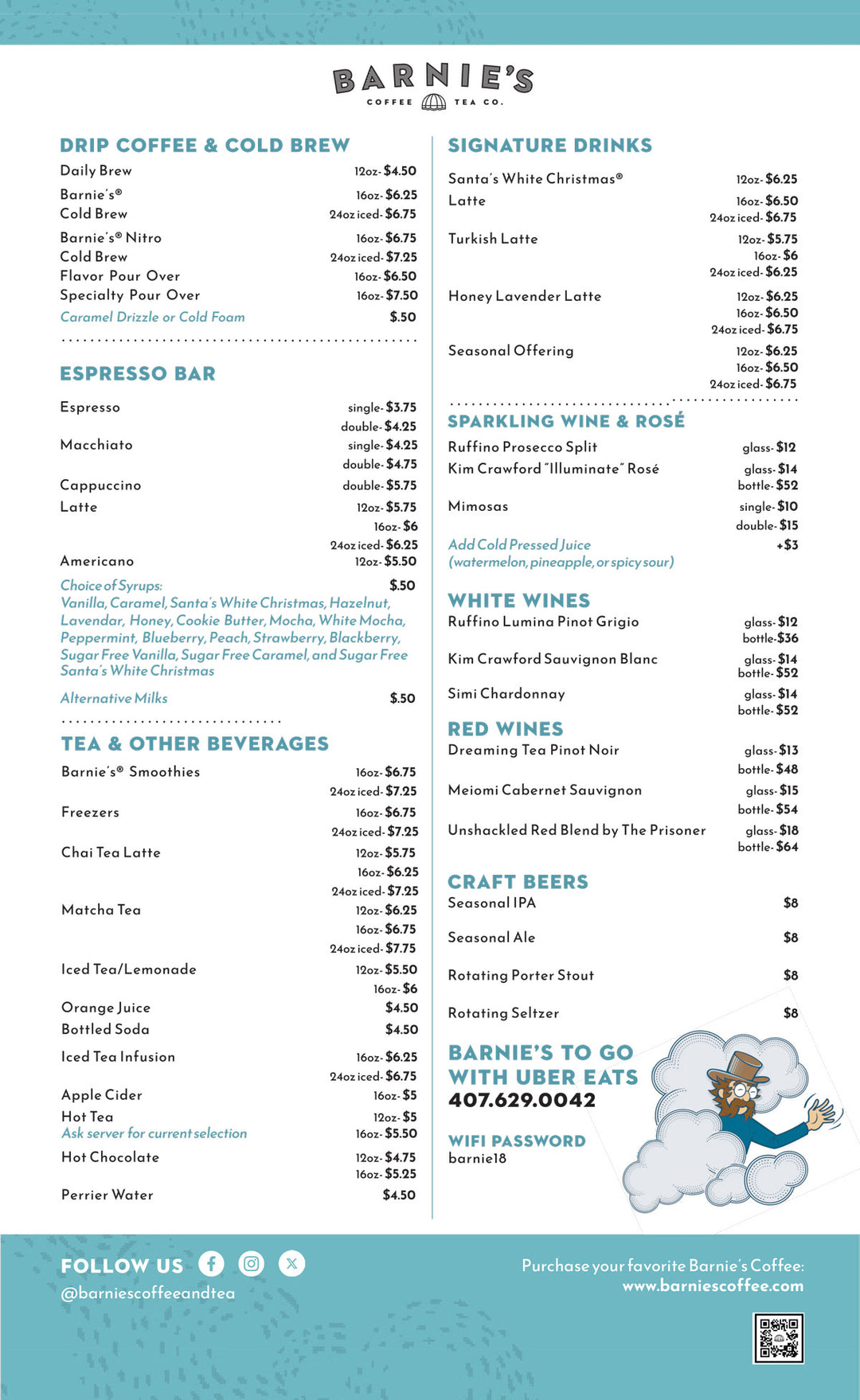 Barnie's Cafe – Barnies Coffee & Tea Co.