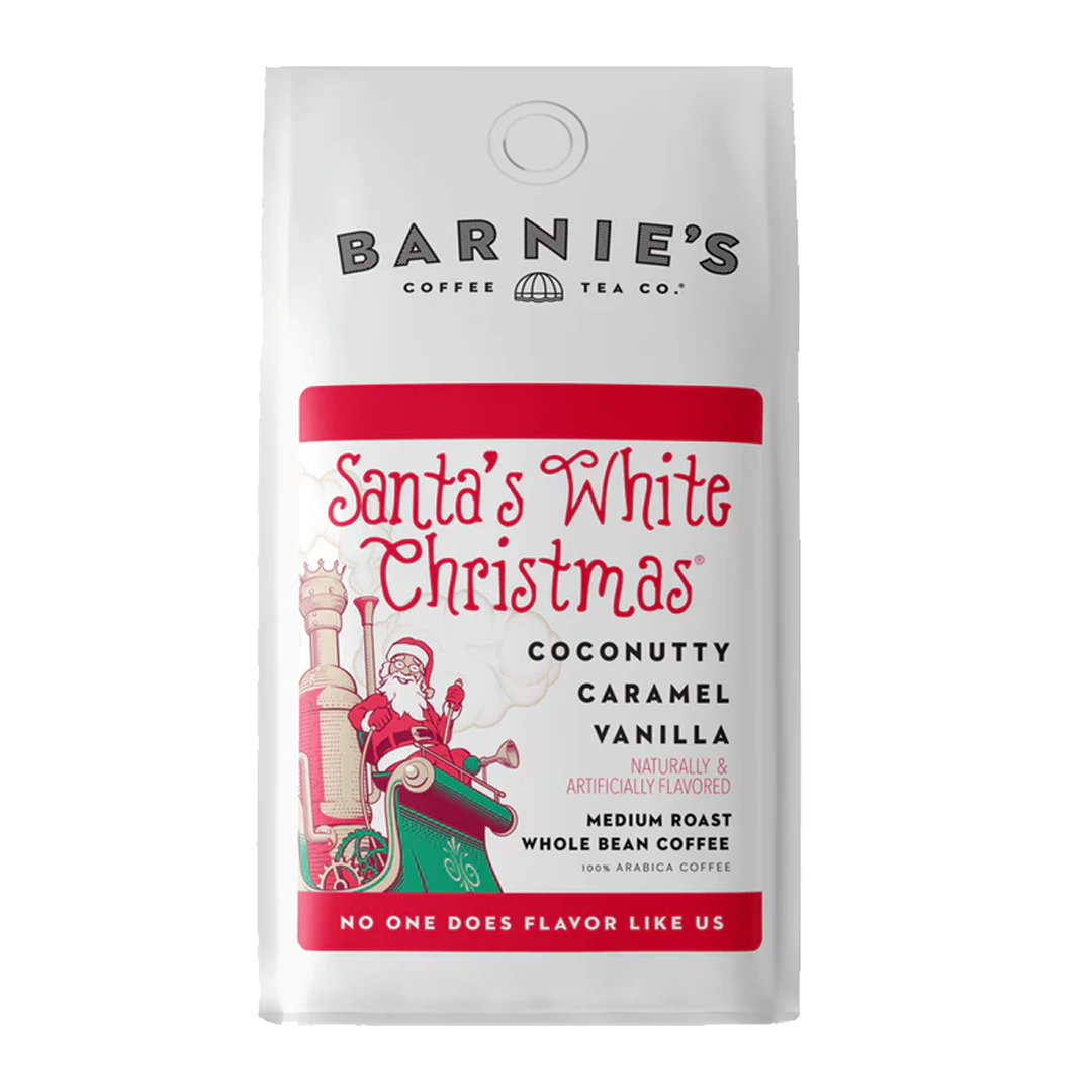 Santa's White Christmas Coffee | Barnie's Coffee & Tea – Barnies Coffee ...