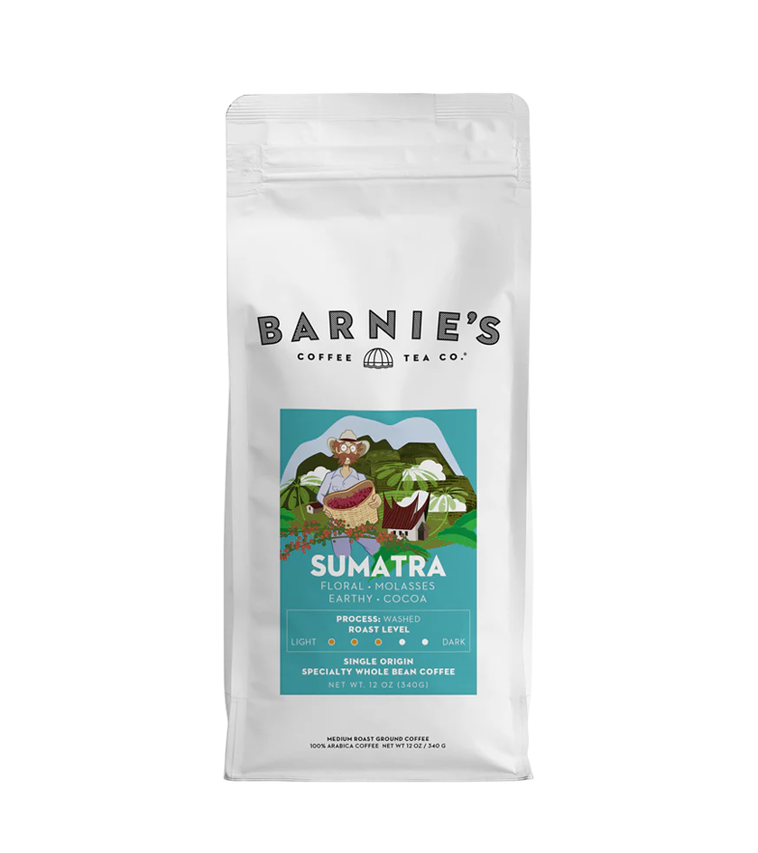 Sumatra Single Origin Coffee - Barnie's Coffee & Tea Co. – Barnies ...